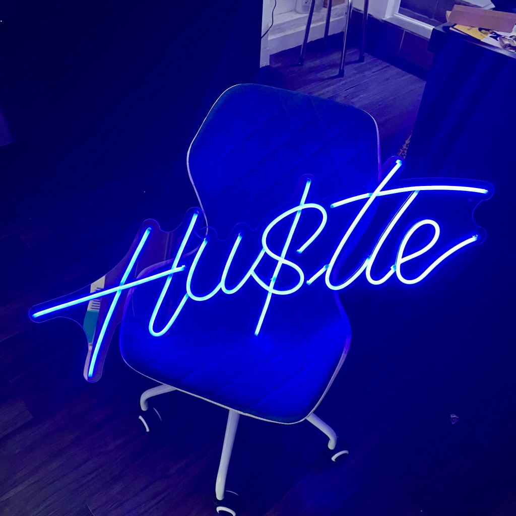 Hustle Neon Light Sign - Fancelite