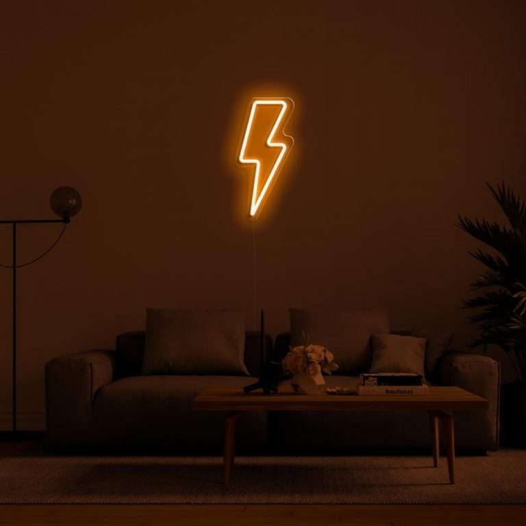 Thunderbolt Neon LED Sign - Fancelite