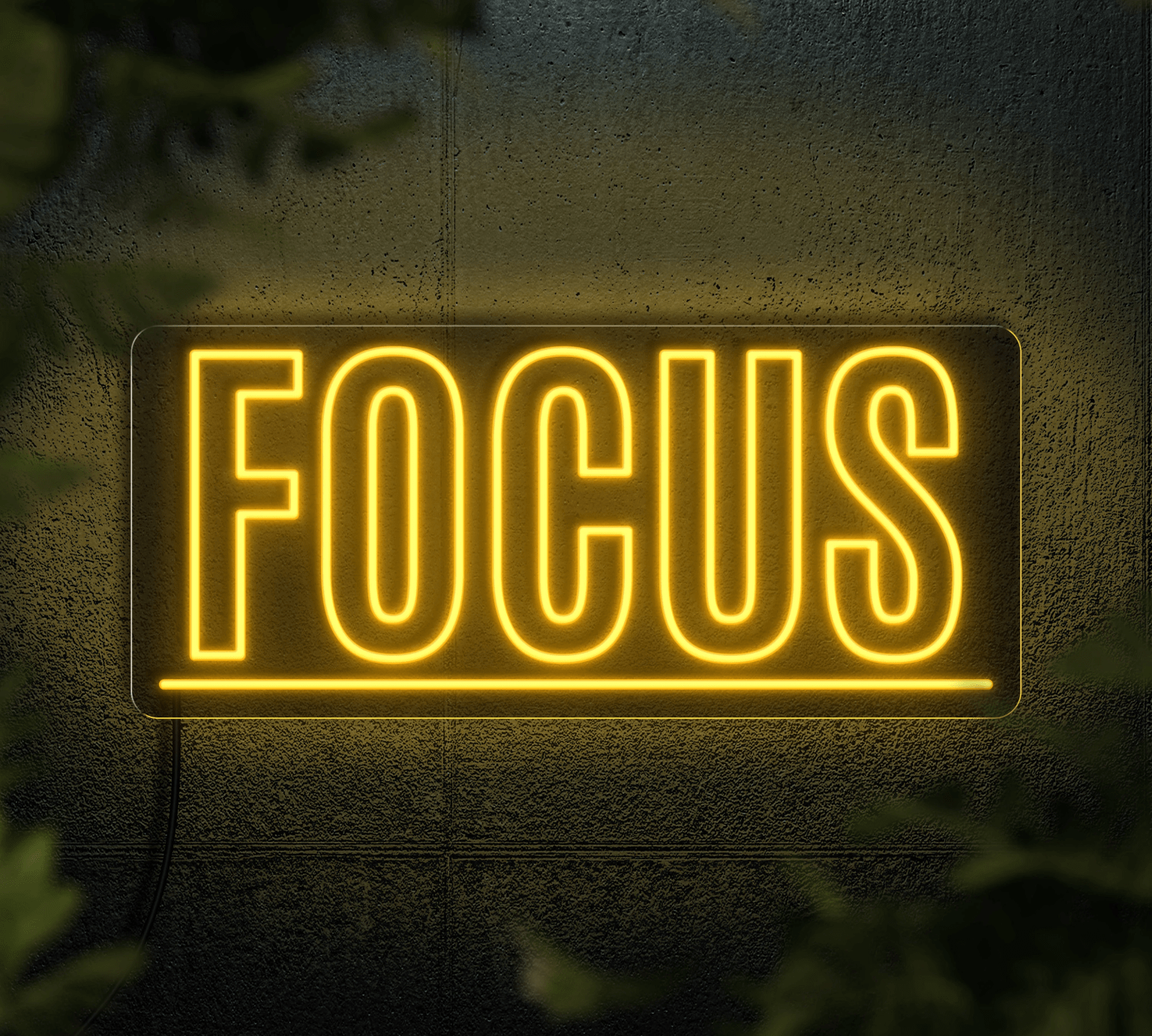 Focus Neon LED Sign - Fancelite