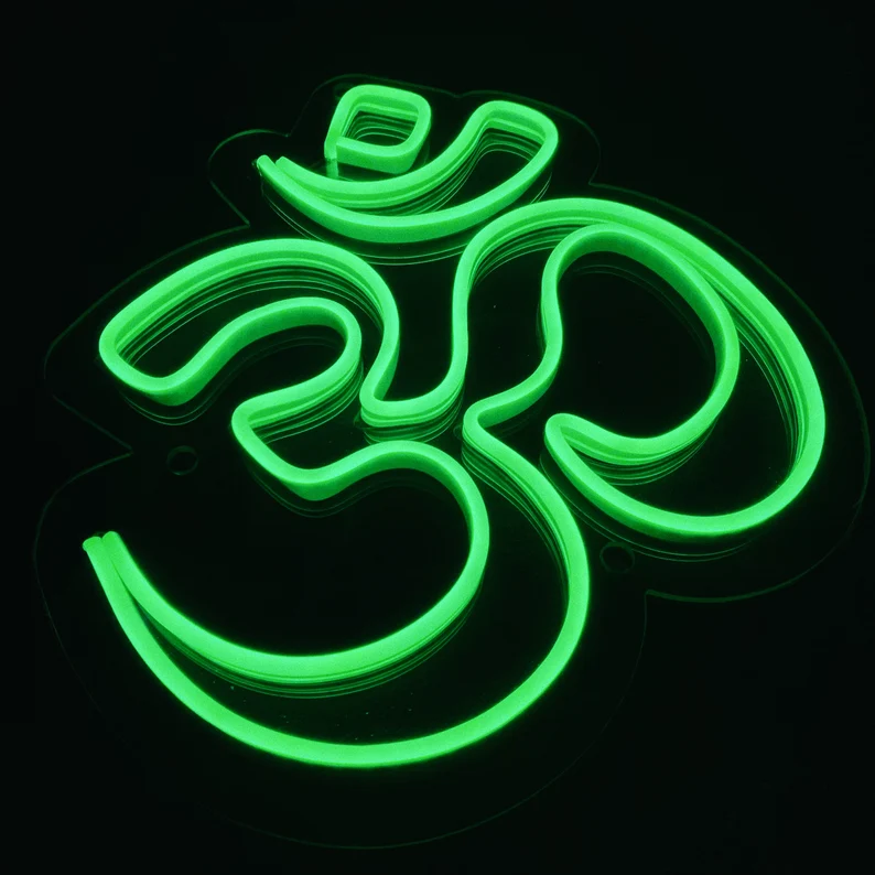 Om Neon Light Sign - Fancelite Om Neon Light Sign - Fancelite