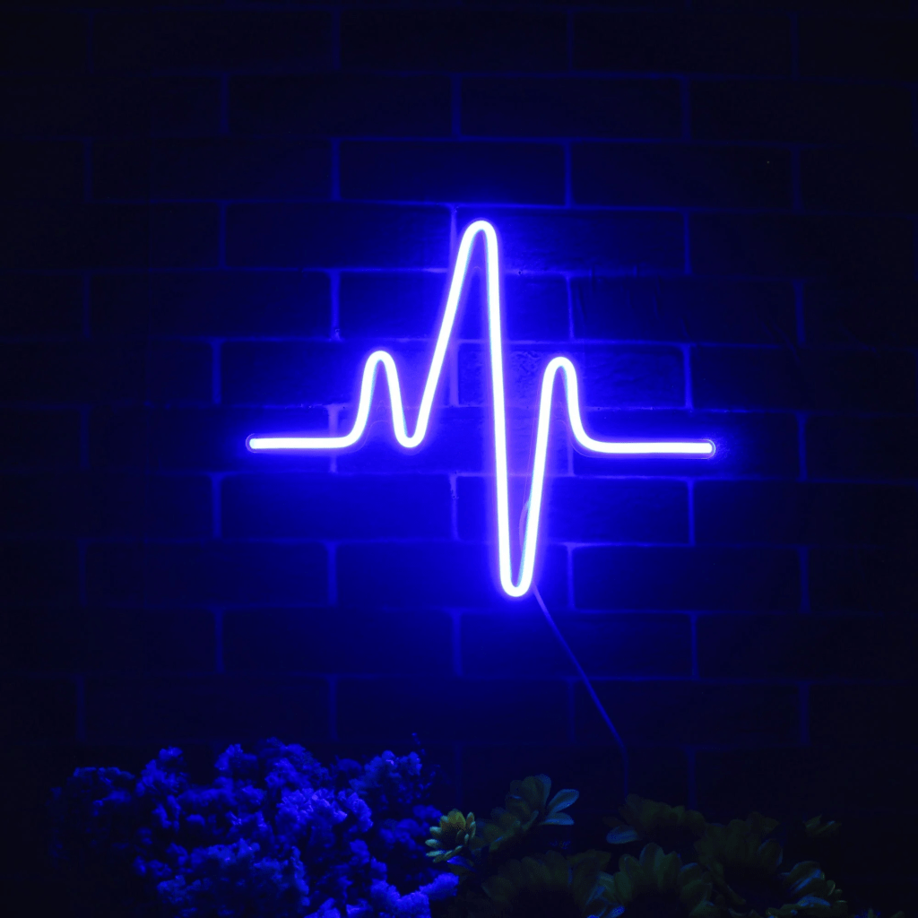 Heartbeat Pulse Neon Sign - Fancelite
